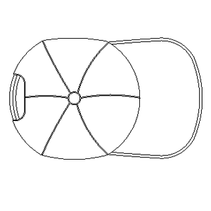 Bloco com boné., - Detalhes do Bloco DWG | CADblocos