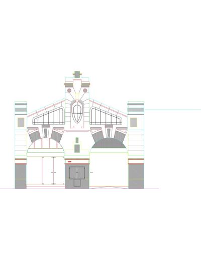 Art Deco Facade Dwg Block For Autocad Designs Cad